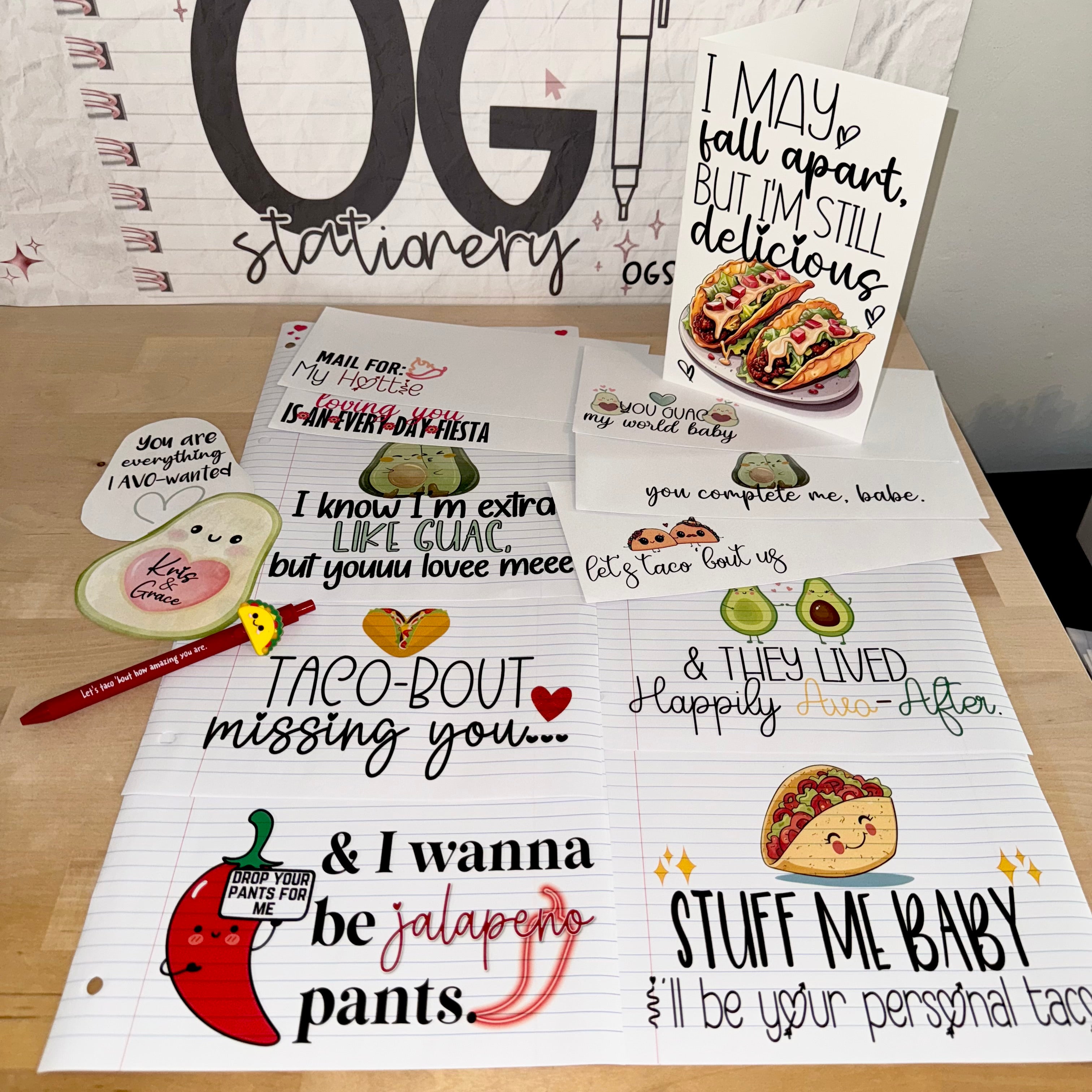 Taco bundle ready to ship – OG Stationery